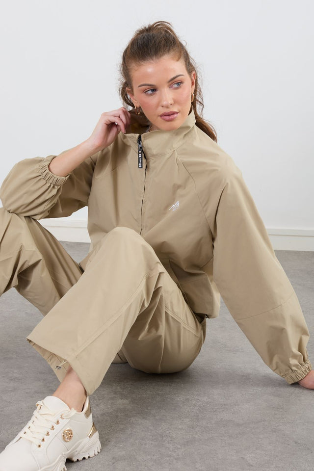 The Grid Tracksuit Half Zip In Sand US45521 – Marc Angelo