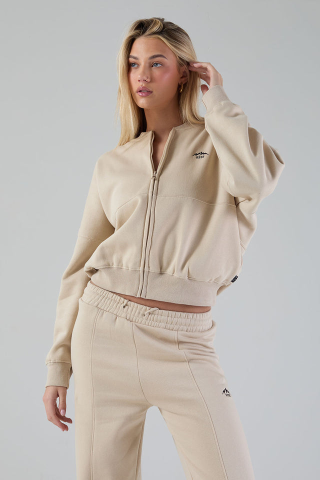 The Apex Tracksuit in Oatmeal – Marc Angelo